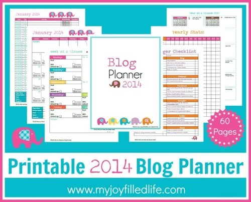 12 FREE Printable Blog Planners - Simply Sweet Home