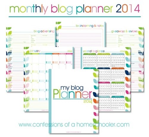 12 FREE Printable Blog Planners - Simply Sweet Home